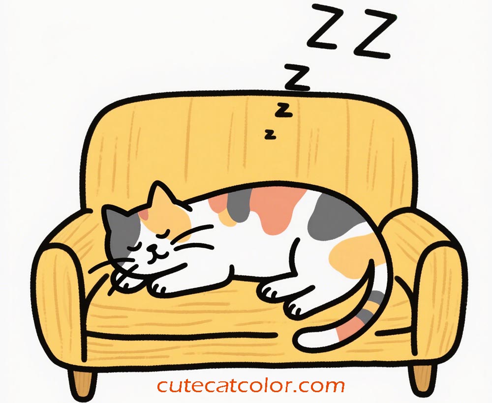 Cat Coloring Pages (500+ Free Cute Cat Coloring Pages Printable PDF)
